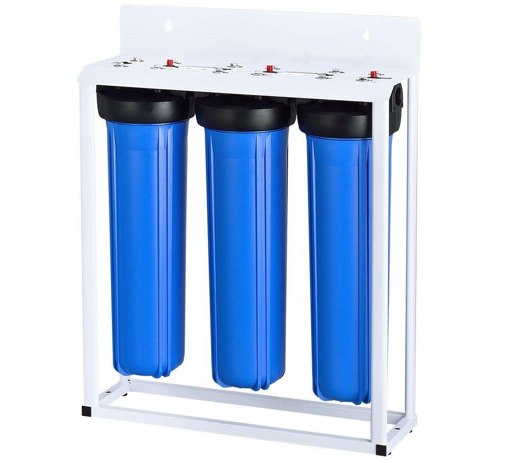 3 Stage 20 inch Big Blue Water Filter with Bracket